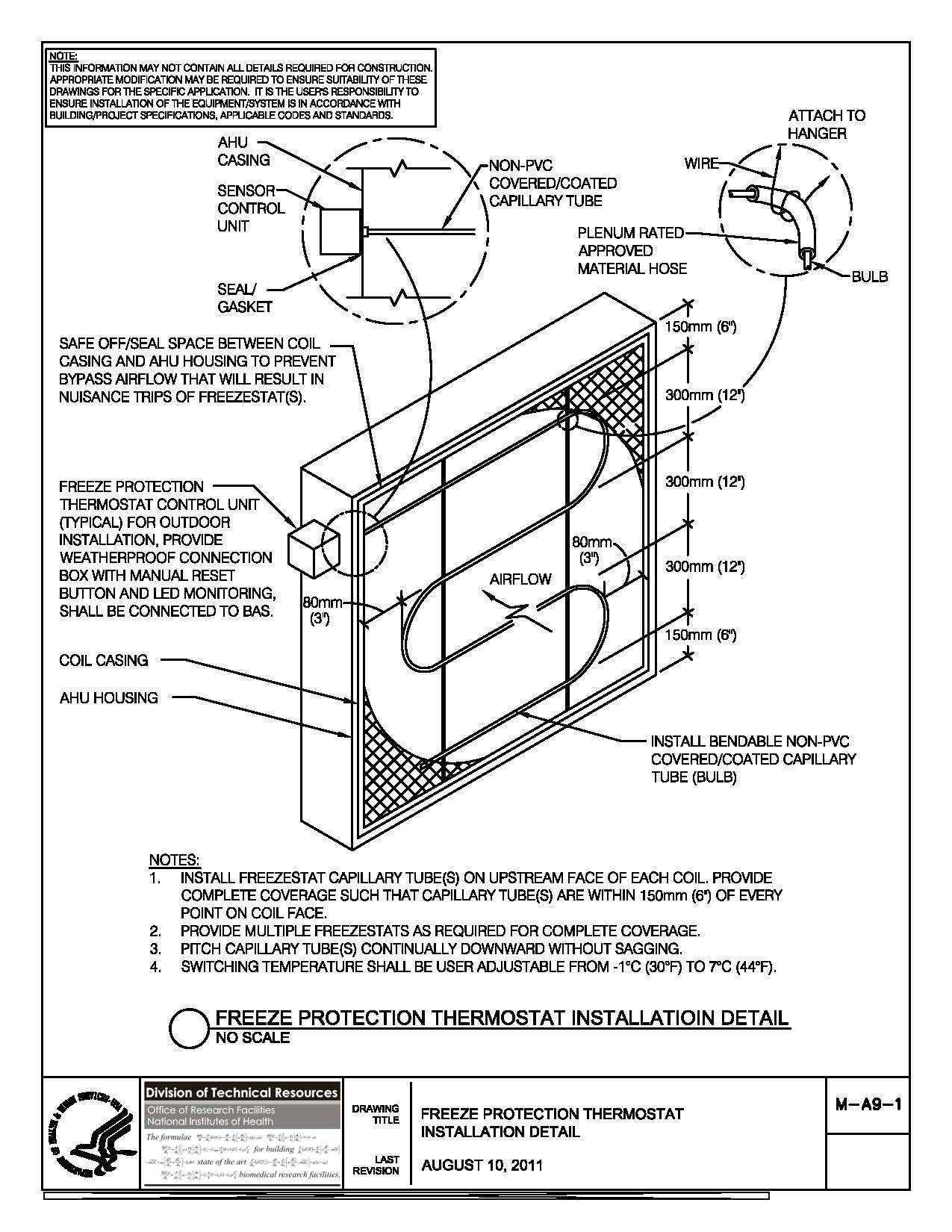 NIH Standard CAD Details